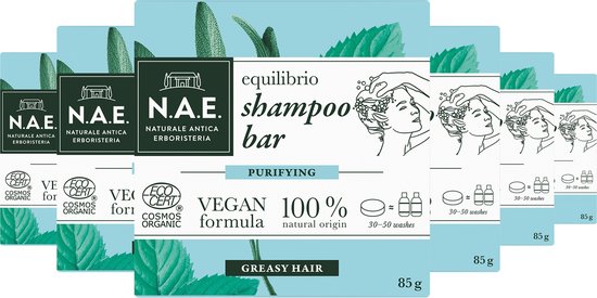 N.A.E. Equilibrio Shampoo Bar Purifying - Shampoo Bar - Haarverzorging ...