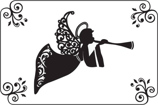 Framed Angel Embossing Folder (EF227) | bol