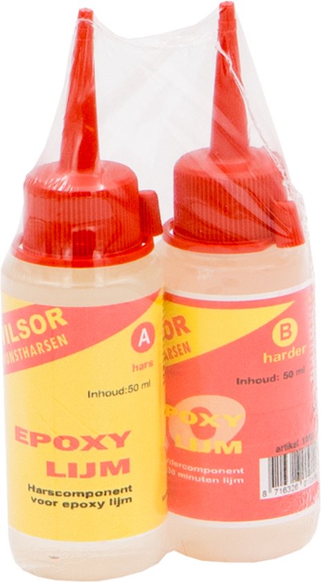 30 minuten epoxy lijm - set 100 ml | bol