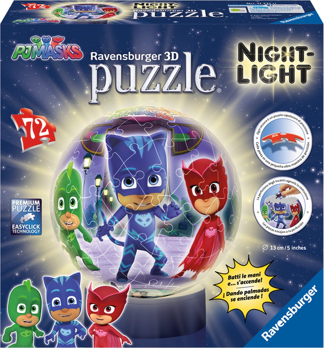 Ravensburger PJ Masks 3D-puzzel 72 stuk(s) Stripfiguren | bol.com