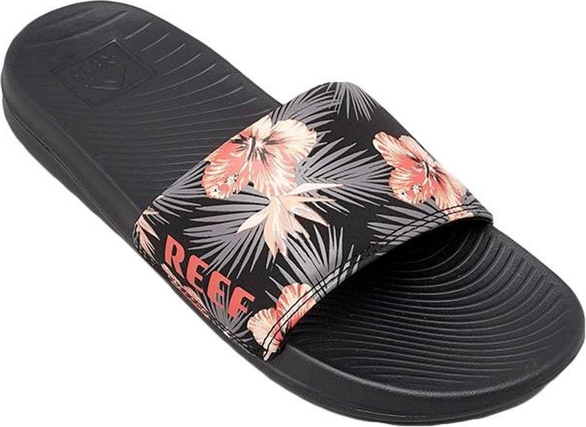 Reef Dames Slippers One Slide - Black Monstera 41 | bol.com