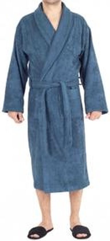 Bamboe Sauna Badjas Petrol - XXL - unisex - hotelkwaliteit - badstof ...