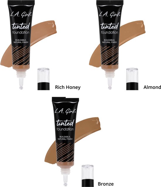 LA Girl - Tinted Foundation - Almond | bol