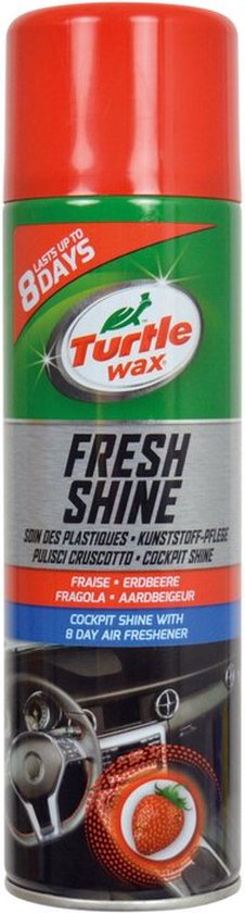 Turtle Wax Fresh Shine Aardbei - Interieurreiniger Dashboard Glans en ...