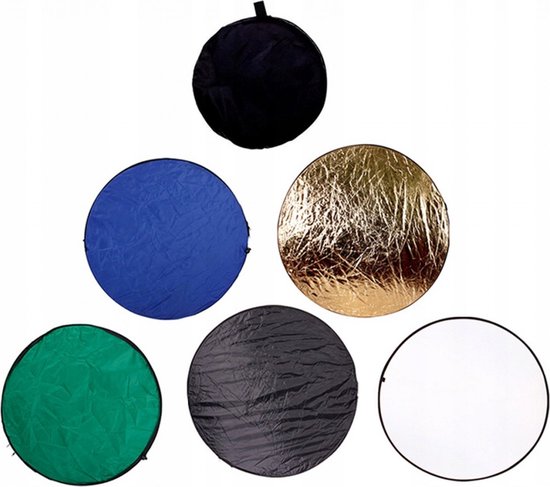 5-Delige Fotografie Reflectiescherm Set - Reflectie Scherm Met Diffuser ...
