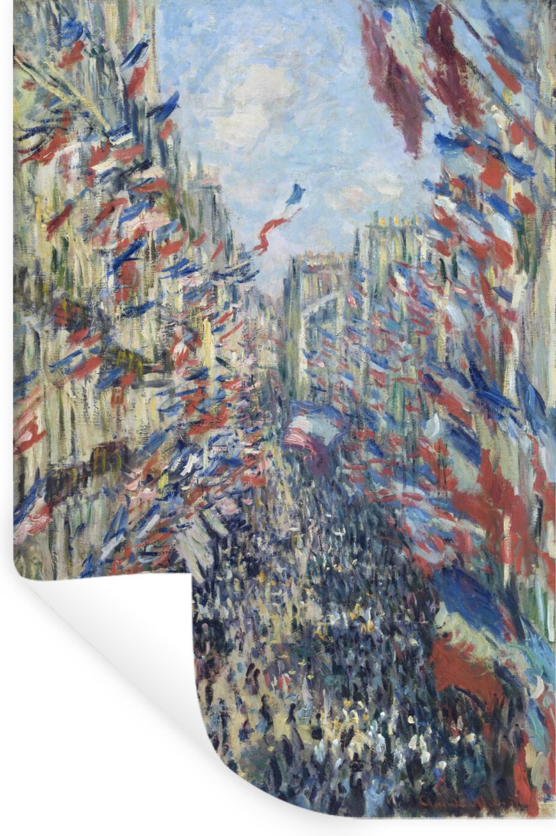 Stickers Stickers muraux - La Rue Montorgueil à Paris - Tableau de ...