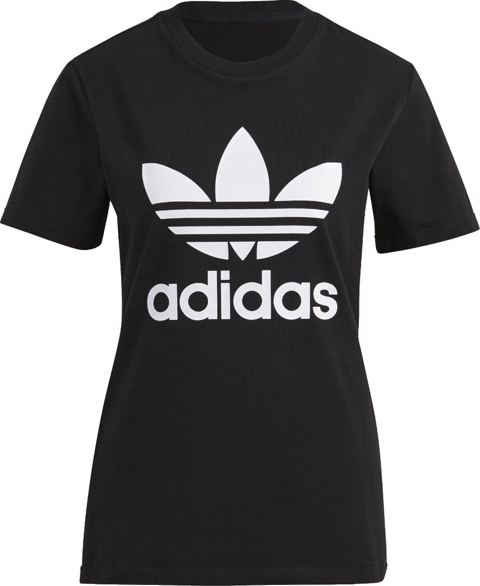 Adidas Adicolor Classics Trefoil Tee Gn2896 Vrouwen Zwart T Shirt