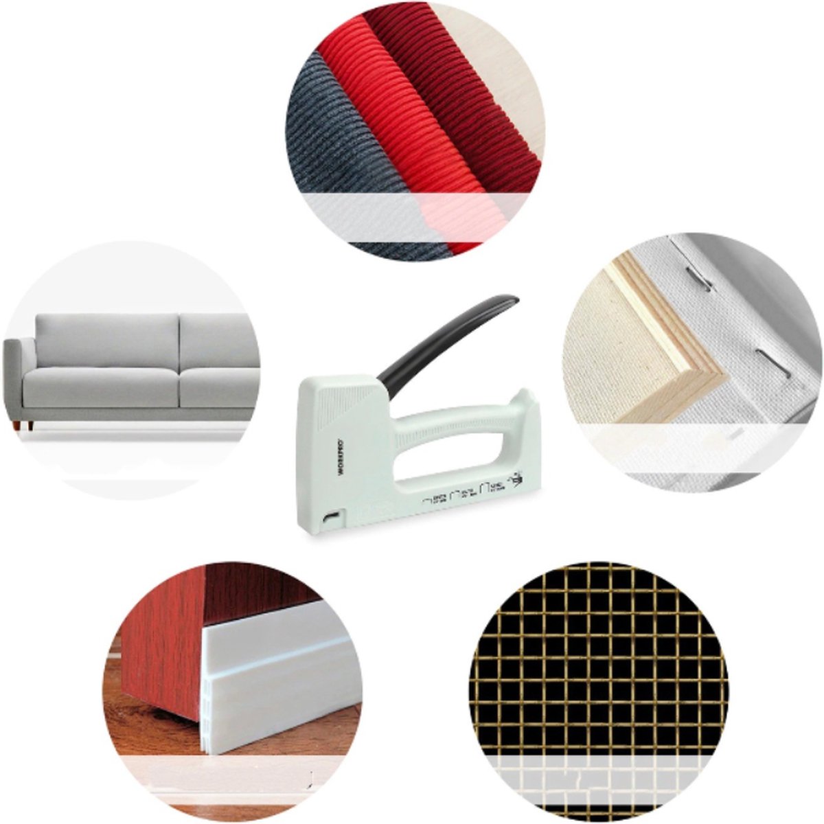 Schiethamer Grijs - Grote Nietmachine - Inclusief 800 Nietjes - Tacker ...