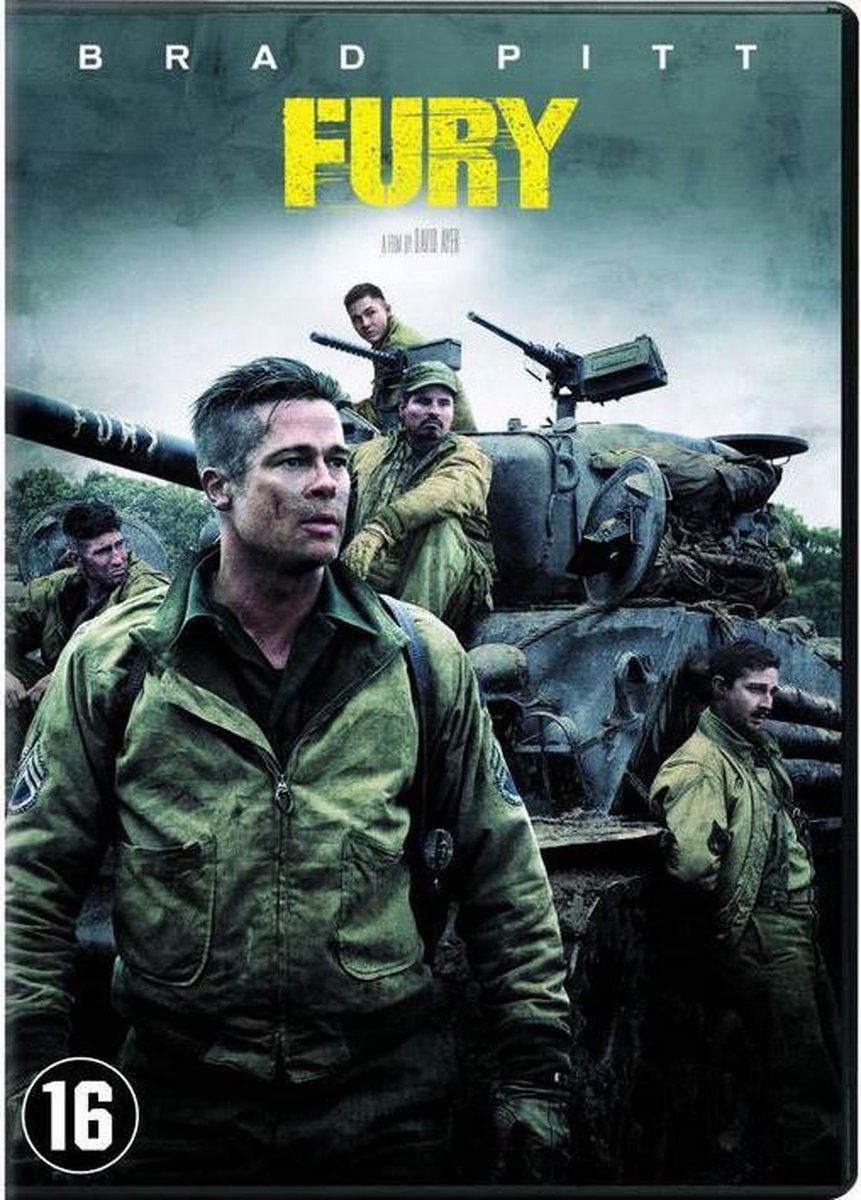 10 oorlogsfilms in deze spciale WAR Box, o.a. Fury met Brad Pitt (Dvd ...
