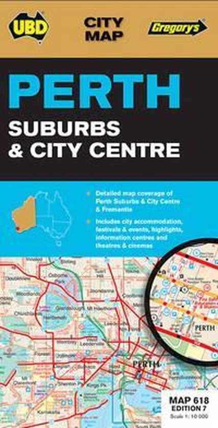 Perth Suburbs & City Centre Map 618 7th ed | bol.com