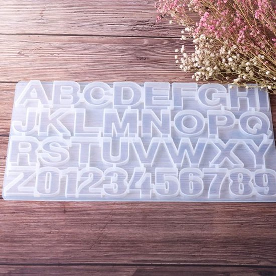 Letters Cijfers Mallen Herbruikbare Siliconen Mallen Creatieve ...