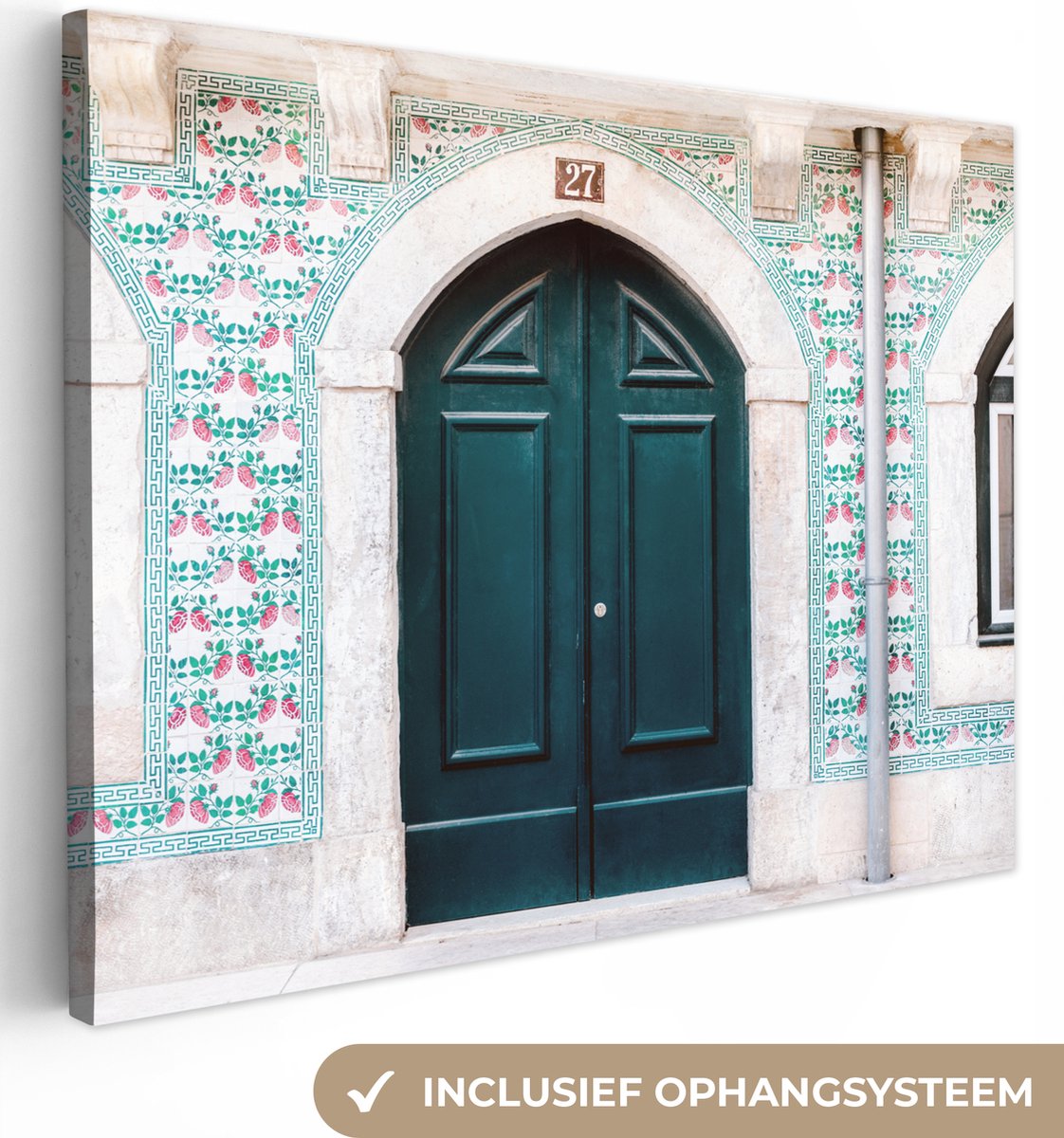 Deur - Hout - Groen - Huis | bol.com