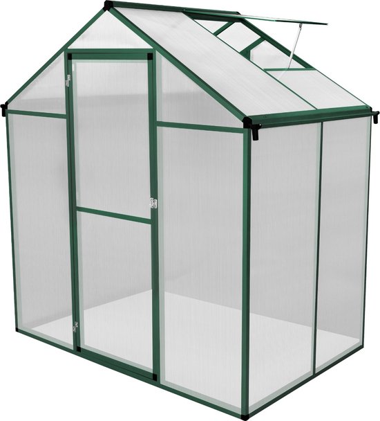 Monster Shop Polycarbonaat Tuinkas – 180 cm x 120 cm, Groen ...