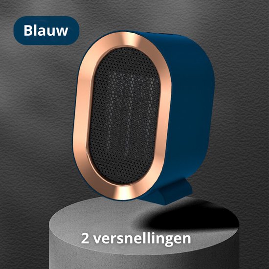 1200 W Mini Heater -Handy Heater- Blauw-Draagbare verwarming - Kachel ...