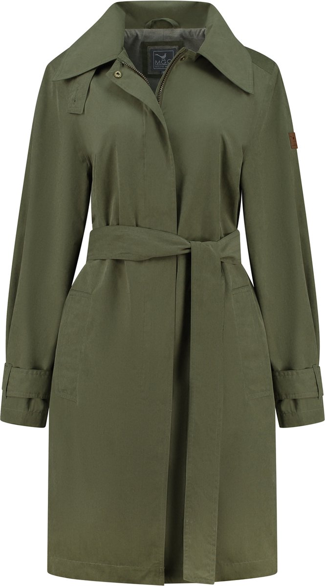 MGO Pippa Dames Trenchcoat - Lange jas vrouwen - Wind- en Waterdicht ...