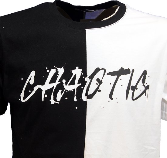 Chaotic Black & White T-Shirt - Officiële Merchandise | bol.com