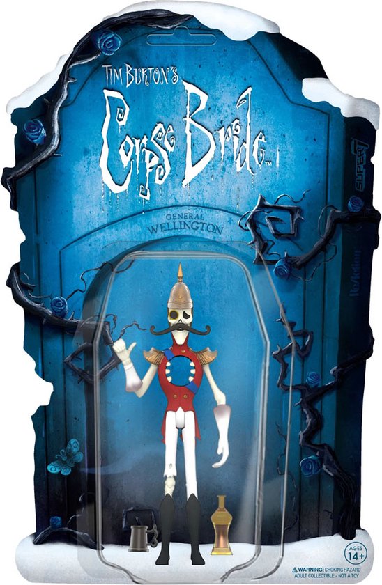 Super7 - Tim Burton's Corpse Bride - ReAction Action Figure General Wellington 10 cm | bol