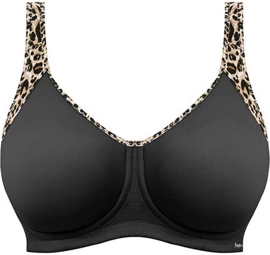 Freya Sonic Voorgevormde Sport BH met Beugel Leopard Black - 75B | bol