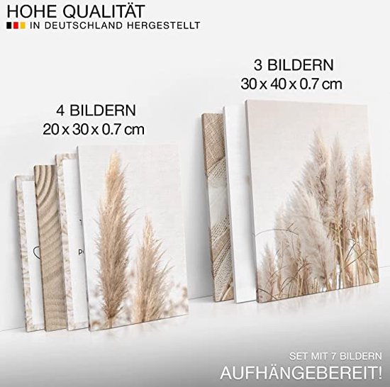 wanddecoratie \ Decoratie Modern \ Foto Muur set \ 3d Photo Wall set 7 ...