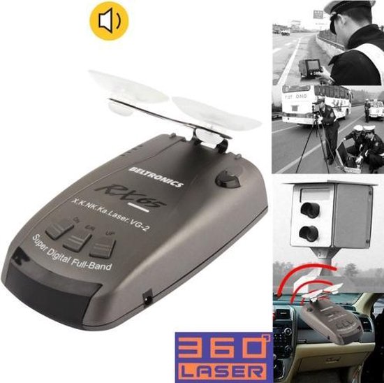 Beltronics Vector 965 RX65 360 graden detectie Full-band scannen ...