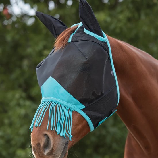 Weatherbeeta - ComfiTec Deluxe Fine Mesh Mask - Met Oren En ...