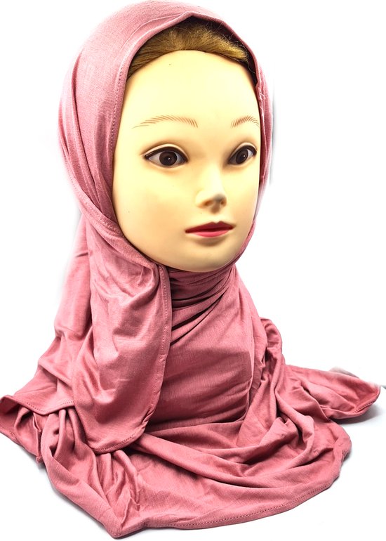 Hoofddoek, roze hijab, sjaal, hoofddeksels, hijab, instant hijab ...