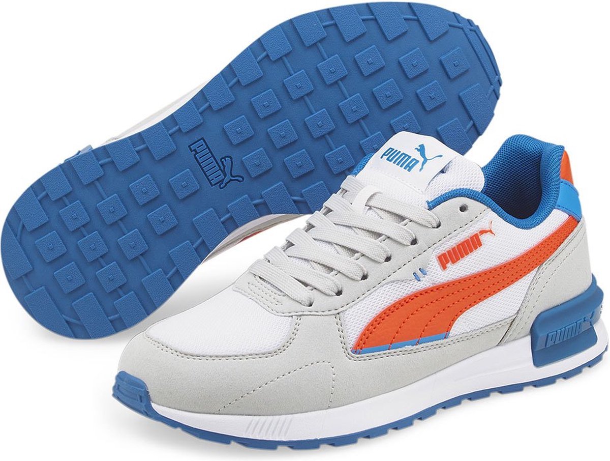 PUMA Graviton Sneakers - Gray Violet / Puma White / Cherry Tomato ...