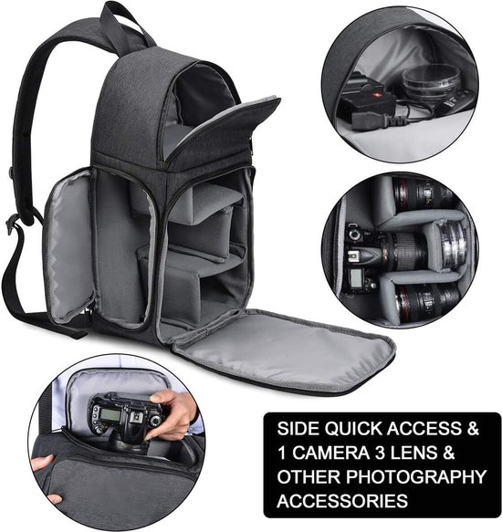 Professionele camera-rugzak / Fotorugzak - Elements Outdoor-rugzak \ Camera Backpack,... | bol