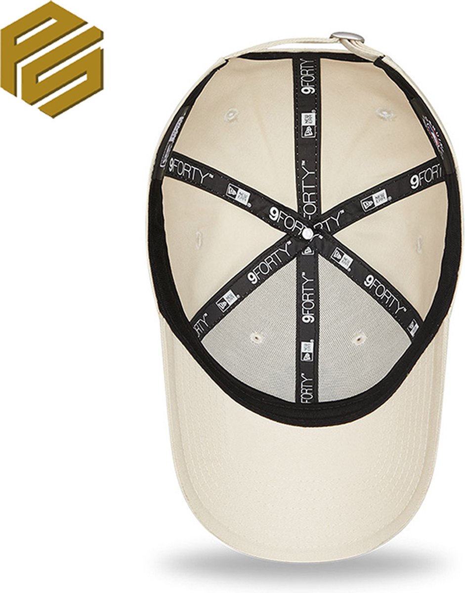 New York Yankees League Essential Cream 9FORTY Adjustable Cap | bol.com