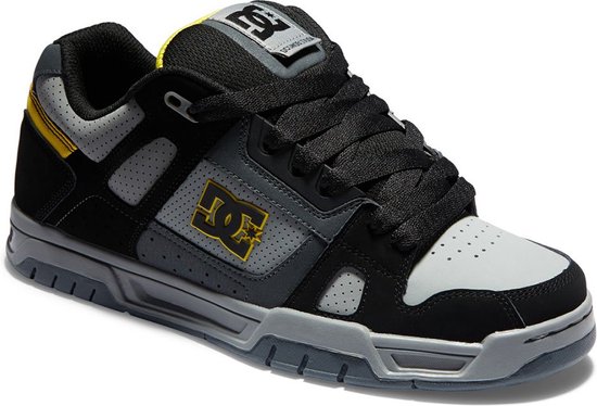 DC SHOES Stag Sneakers - Grey / Black / Yellow - Heren - EU 40 | bol.com