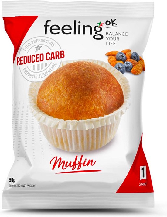 Feeling OK | Muffin | 1 x 50 gram | Koolhydraatarm eten doe je zó ...