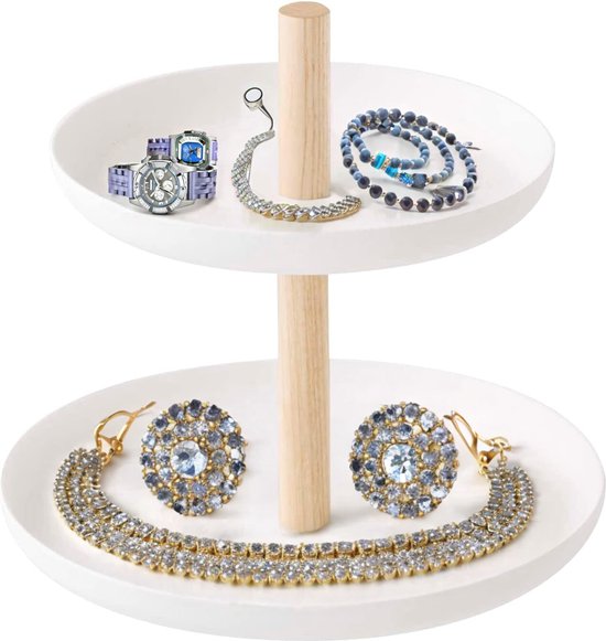 Sieradenhouder - Sieraden - Opbergen - Dessert Standaard | bol