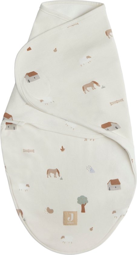 Jollein - Inbakerdoek 0-3 maanden - Farm - Inbakerdoeken | bol.com