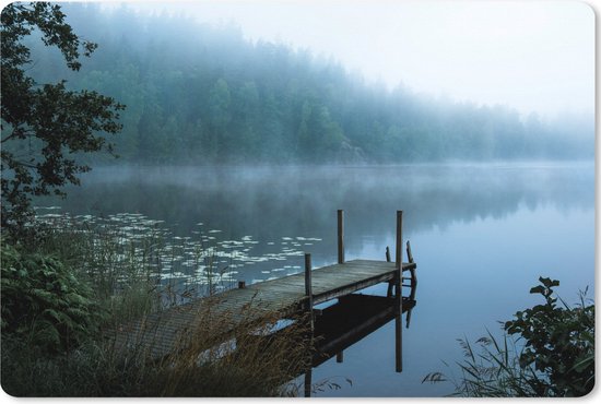 Natuur - Meer - Bos - Mist | bol.com