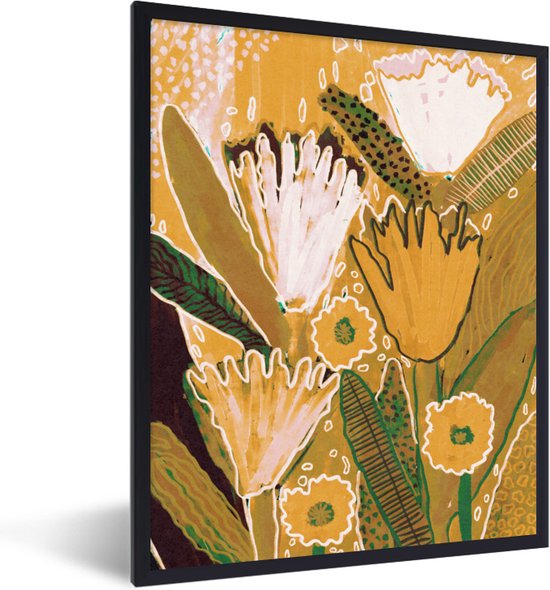 Fotolijst incl. Poster - Bloemen - Geel - Kleuren - Planten - 30x40 cm ... Fotolijst incl. Poster - Bloemen - Geel - Kleuren - Planten - 30x40 cm ...