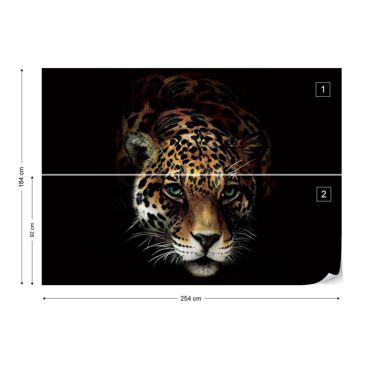 Fotobehangkoning - Behang - Fotobehang - Luipaard - Jaguar - Panter - Cheetah -... | bol.com