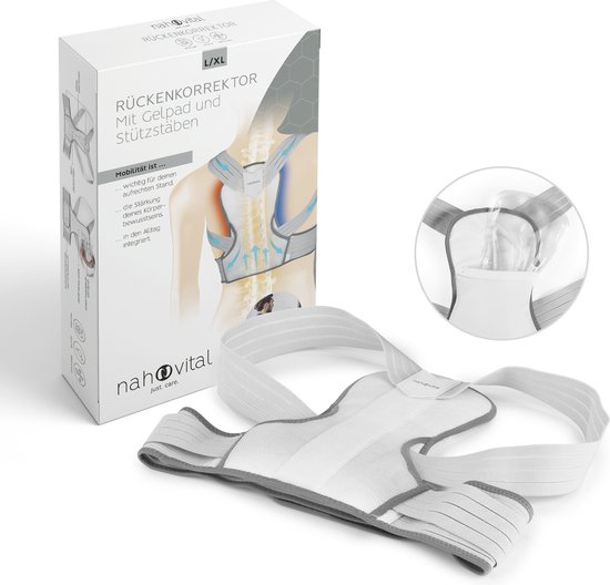 Nah-vital rugcorrectie met Gelpad & Staaf L/XL | bol