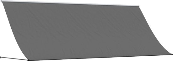 vidaXL-Luifel-uittrekbaar-400x150-cm-stof-en-staal-antracietkleurig | bol