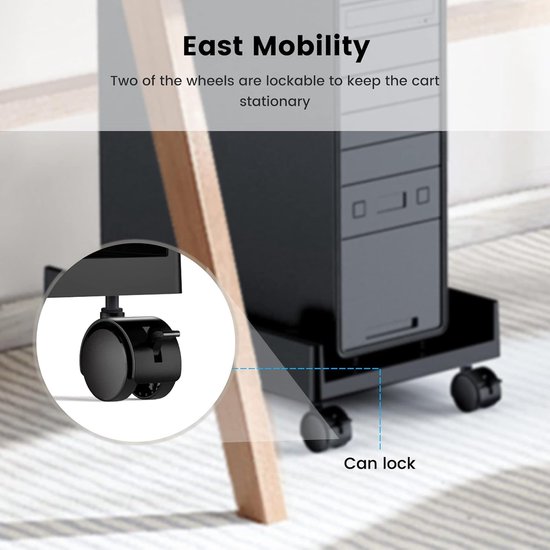 CPU-standaard, computertoren, standaard, universele CPU-houder met 2 ...