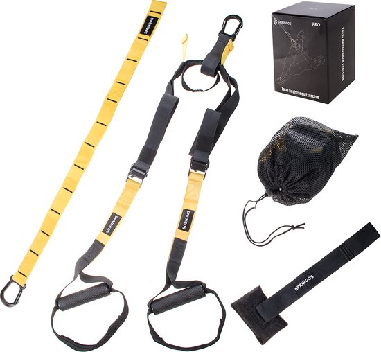 Springos Resistance Band Set - Weerstandband - Elastiek - Set - 250 KG ...