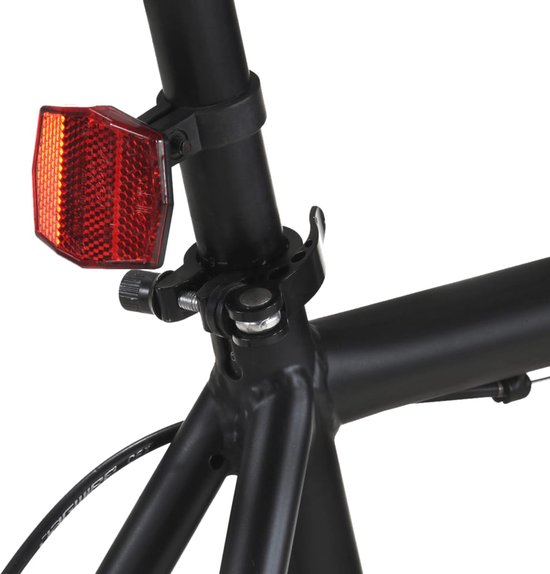 vidaXL - Fiets - met - vaste - versnelling - 700 - c - 51 - cm - zwart ...