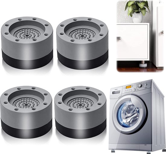 Trillingdempers - Wasmachine - Droger - Anti-slip - Set 4 stuks - 3.5CM ...
