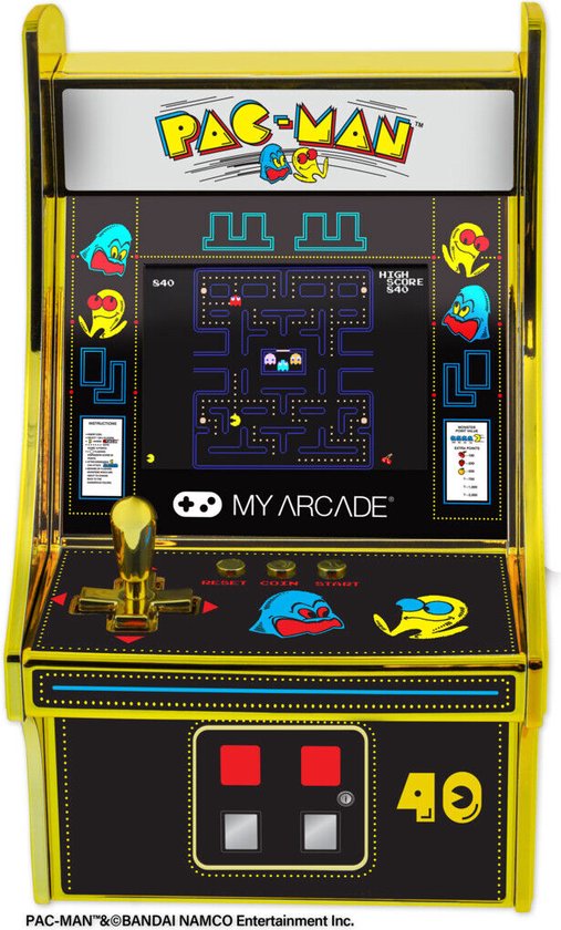 My Arcade - Micro Player Pac-Man 40th Anniversary (Premium Edition) | bol