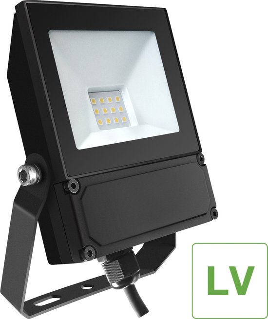 Projecteur LED Bailey basse tension 12V-36V DC 10W 1400lm 5700K IP65 | bol