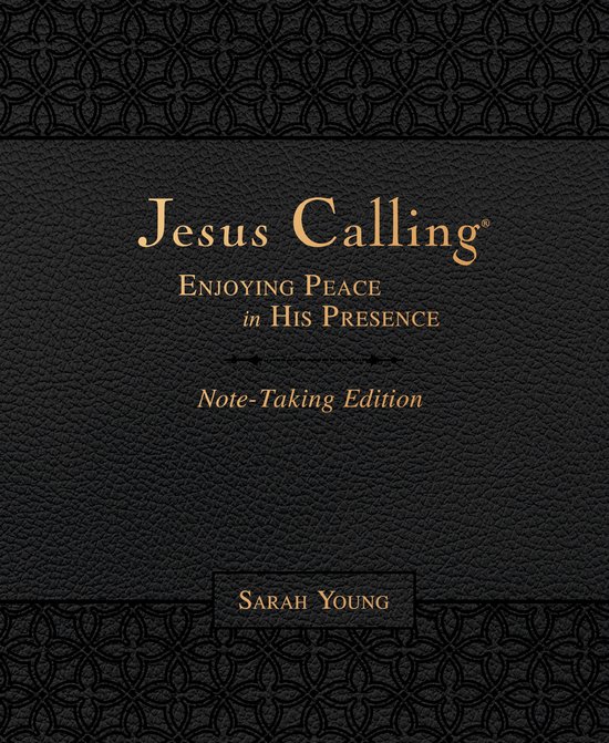 Jesus Calling Note-Taking Edition, Leathersoft, Black, with full ...