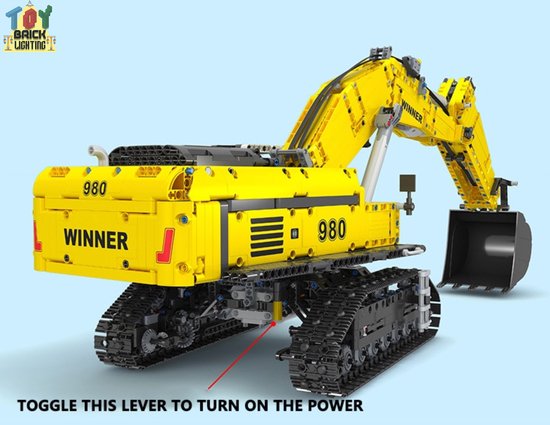 RC LIEBHERR R980 Rupskraan Kraan Graafmachine Technic Technisch MOC ...