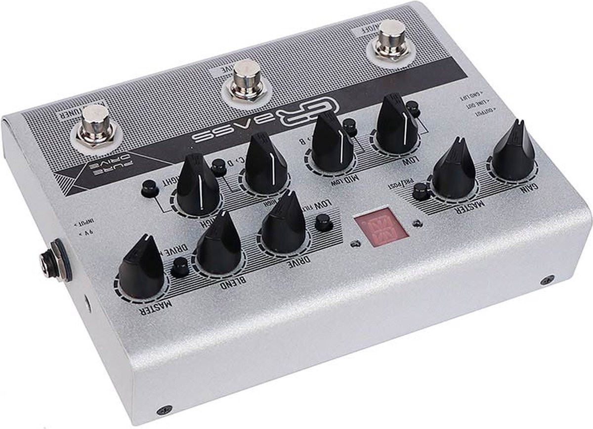 Preamp Pedaal met overdrive GRBASS PureDRV | bol.com