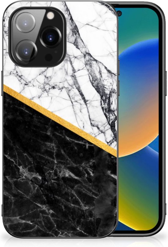 Smartphone Hoesje iPhone 14 Pro Max Smartphonehoesje met Zwarte rand ...