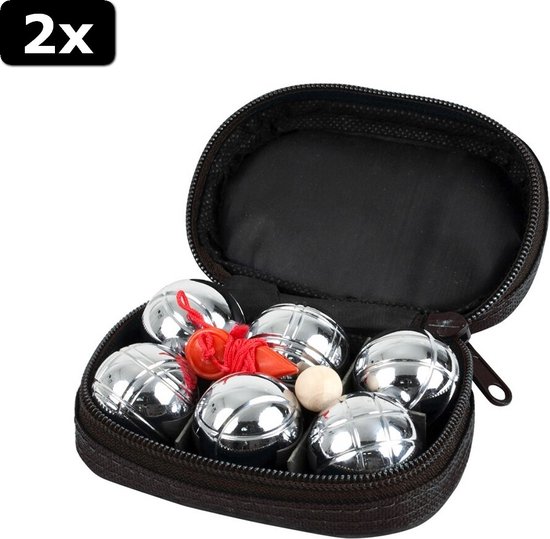 2x SportX Mini Jeu De Boule Set met 6 Ballen | bol.com