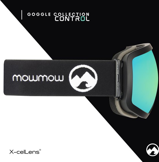 MowMow® CONTROL - Skibril | X-celLens + bonus lens | Luxe Skibrilcase ...